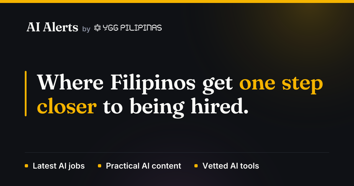 Ai Alerts — Ygg Pilipinas · Where Filipinos Build With Ai